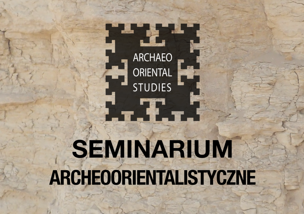 3 03 2025 Archaeo Oriental Seminar Archeooriental Studies
